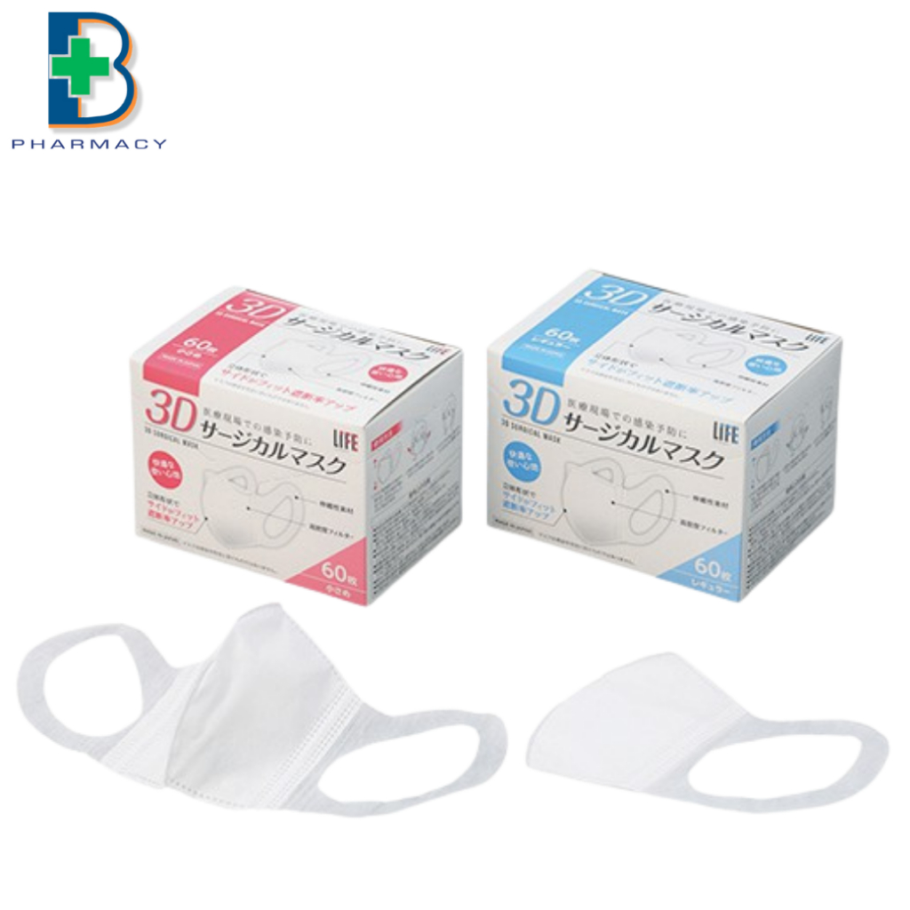 Hakuzo Life 3D Mask Japan แมส หน้ากากอนามัยสามมิติ หน้ากากอนามัย ...