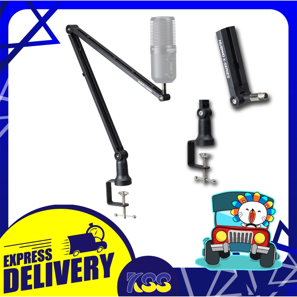 ขาตั้งไมโครโฟน Nubwo รุ่น X601 Microphone Boom ARM พับและกางออกได้ หมุนได้ 360 องศา รองรับคอนเนค ...