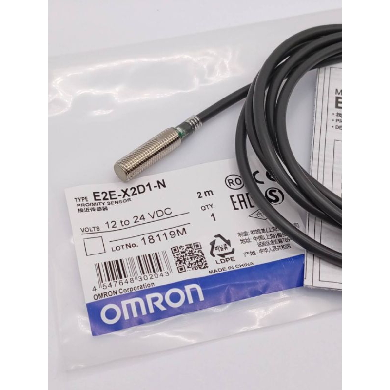 เซ็นเซอร์! E2E-X2D1-N Proximity Omron M8, ระยะ 2mm NO 12 to 24 VDC พร้อมส่ง บิลเงินสด | Shopee ...