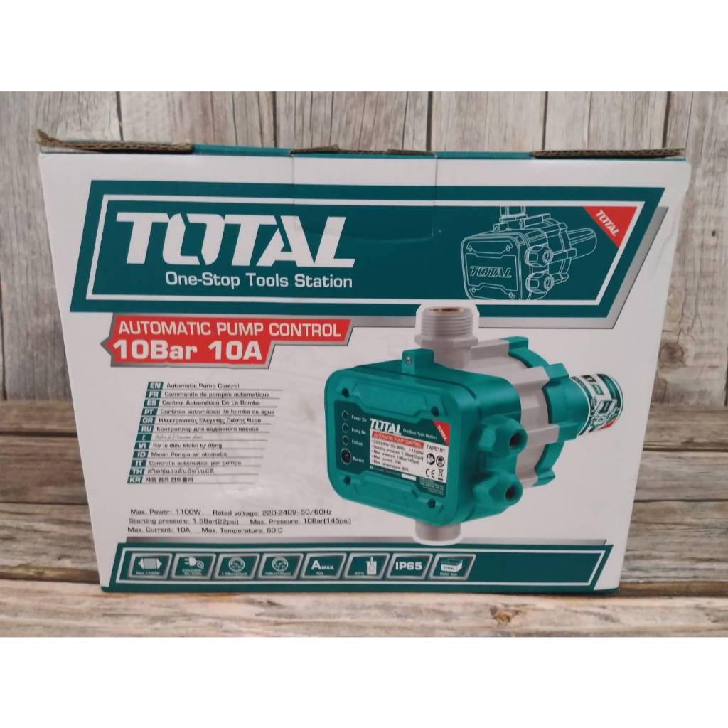 TOTAL สวิทช์ควบคุมปั๊มน้ำอัตโนมัติ รุ่น TWPS101 รับแรงดันสูงสุด 10 bar ...