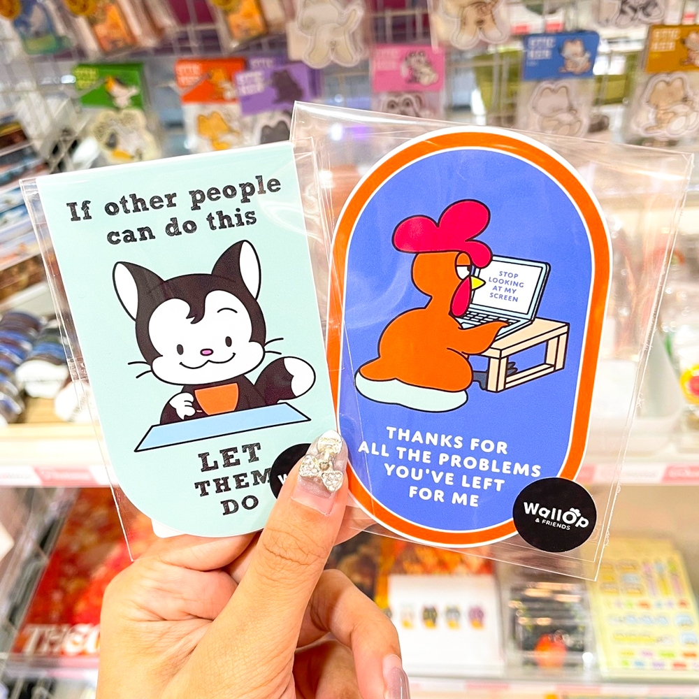 Sticker Quote สติกเกอร์โควท ลาย Wallop & Friends วัลลภและผองเพื่อน โควท ...