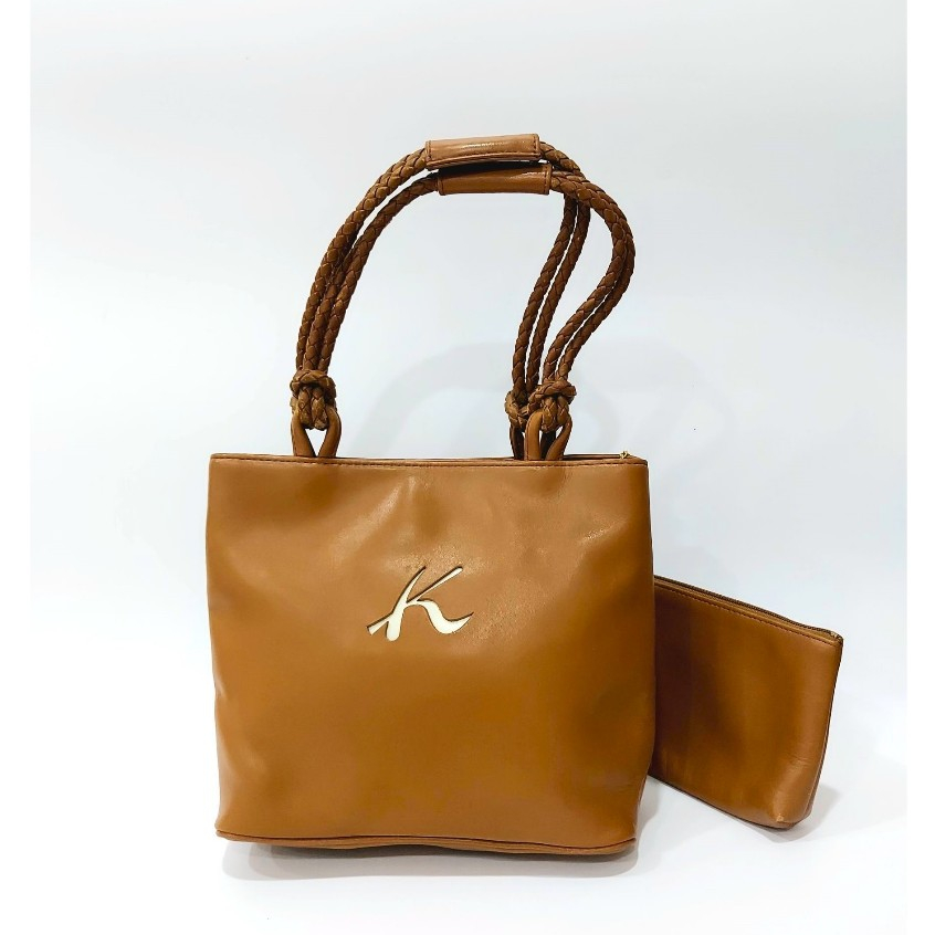 Kitamura Leather Bucket Handbag กระเป๋าหนังแท้ แบรนด์แท้ | Shopee Thailand