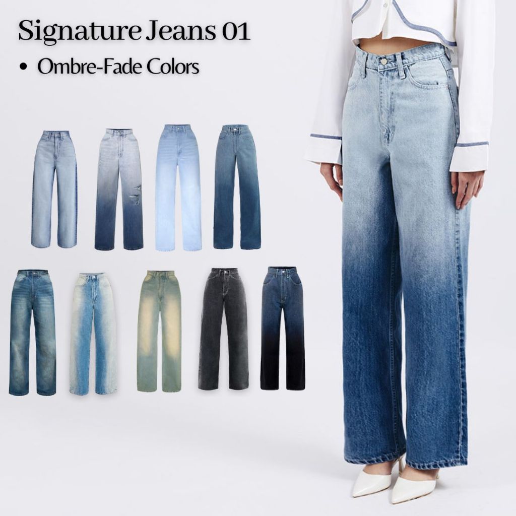 Merge Official - Signature Jeans 01 Ombre-Fade Colors (พร้อมส่ง ...