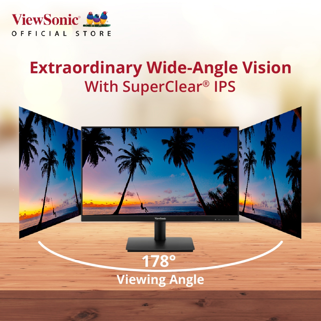 Viewsonic Monitor VA240A-H 24” / Full HD / 120 Hz / IPS / 1 ms (จอ ...