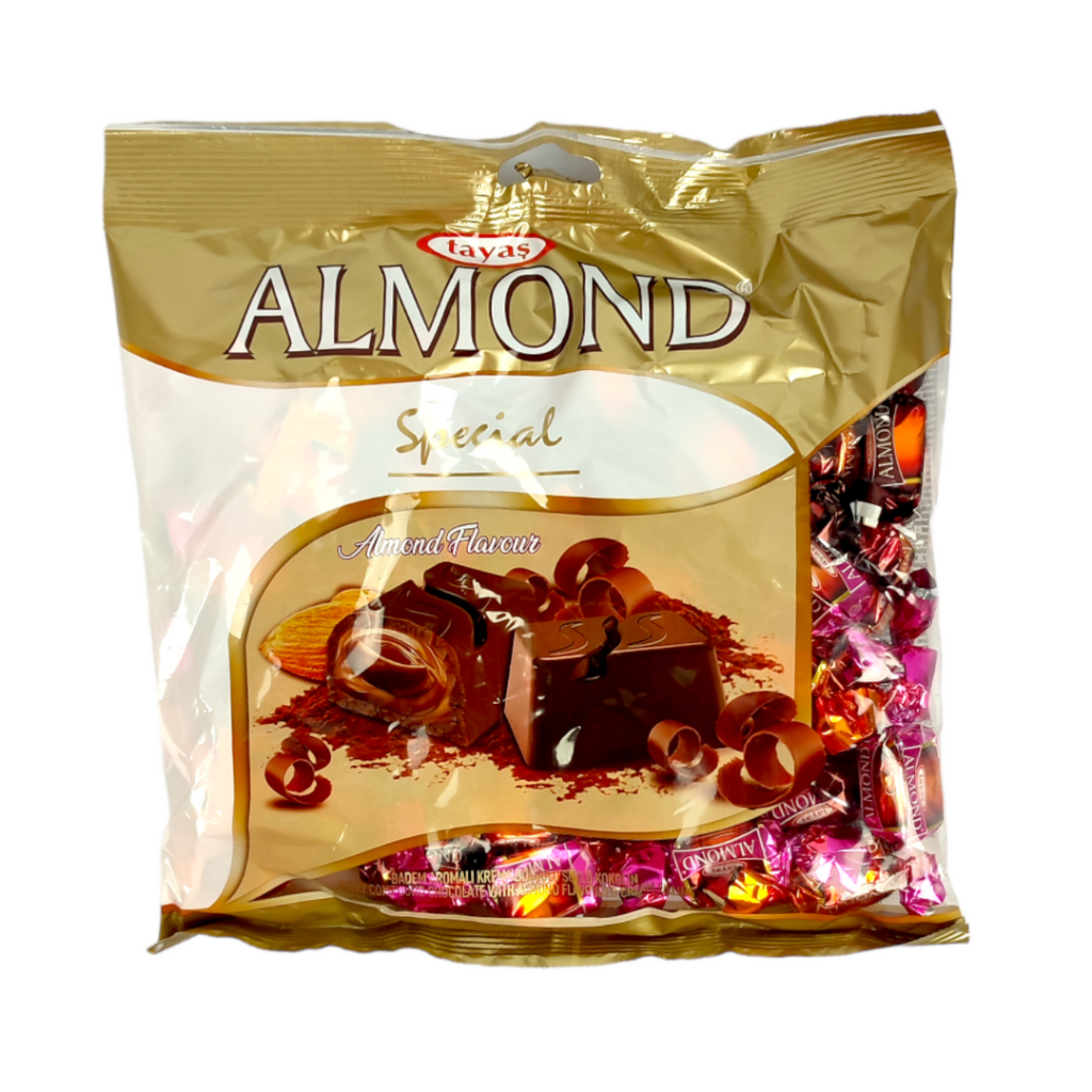Tayas Almond Chocolate Special Almond Flavour น้ำหนัก 400 กรัม สินค้า ...
