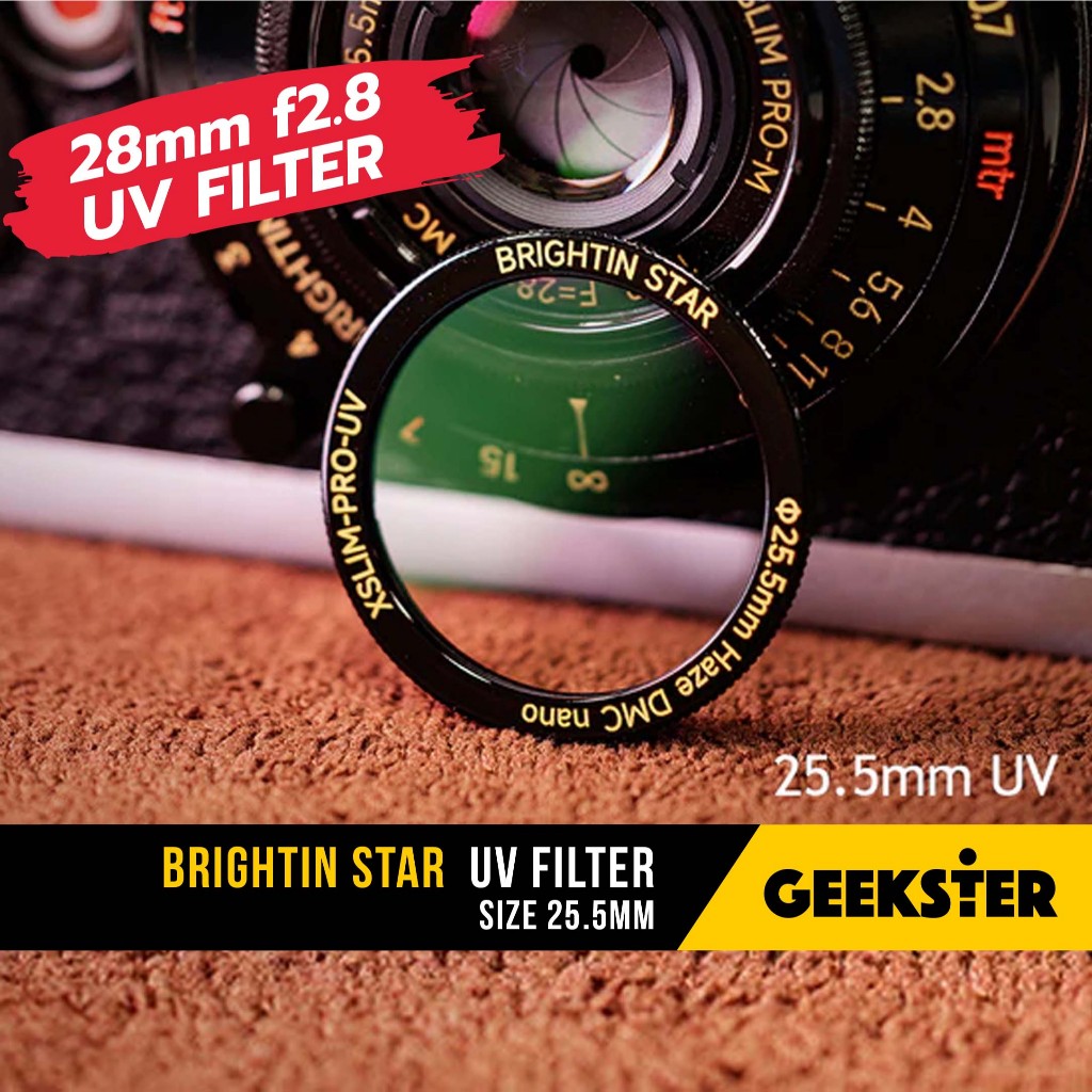 UV Filter สำหรับ เลนส์ Brightin Star 28mm f2.8 Leica M ( ฟิลเตอร์ ...
