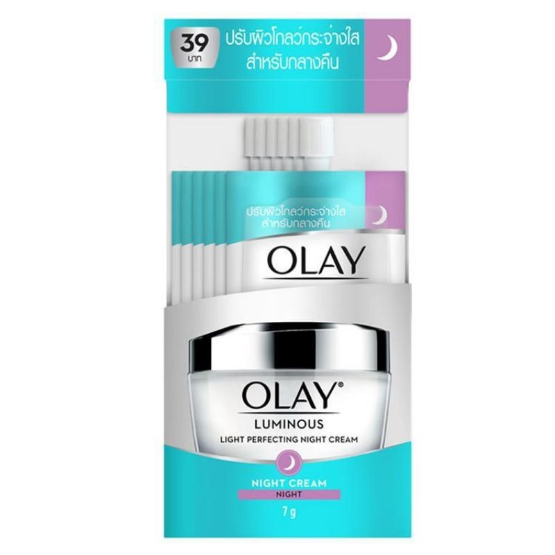 โอเลย์ลูมินัส กลางคืน OLAY Luminous Light Perfecting Night Cream ยก ...