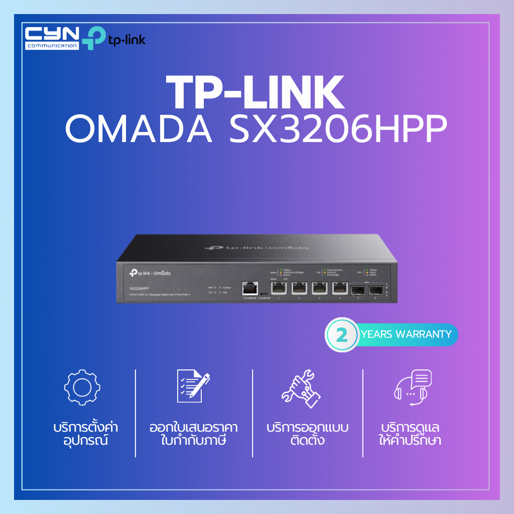 TP-Link Omada SX3206HPP 10G L2+ Managed Switch with 4-Port PoE++ ...