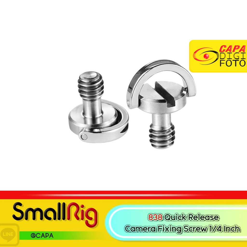 SmallRig Quick Release Camera Fixing Screw 1/4 Inch 838 | Shopee Thailand