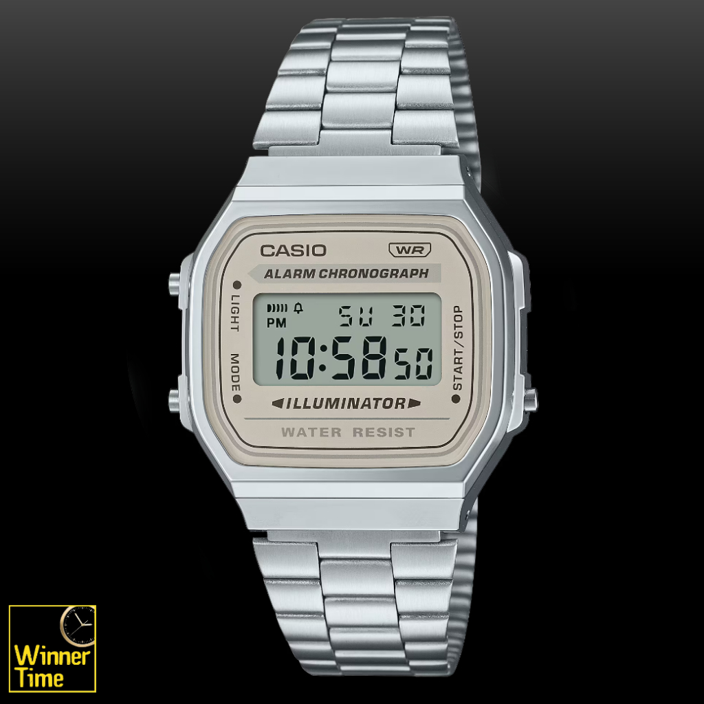 นาฬิกา Casio ดิจิตอล วินเทจ รุ่น A168WA-8AY | Shopee Thailand