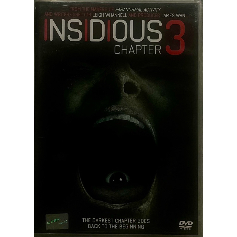 Insidious: Chapter 3 (2015, DVD)/ วิญญาณยังตามติด 3 (ดีวีดี) | Shopee ...