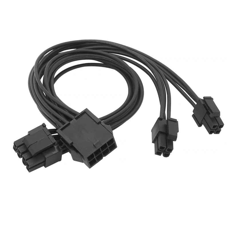 สายพ่วง CPU 8Pin to Dual CPU 8 Pin(4+4) Adapter Y Splitter 18AWG ...