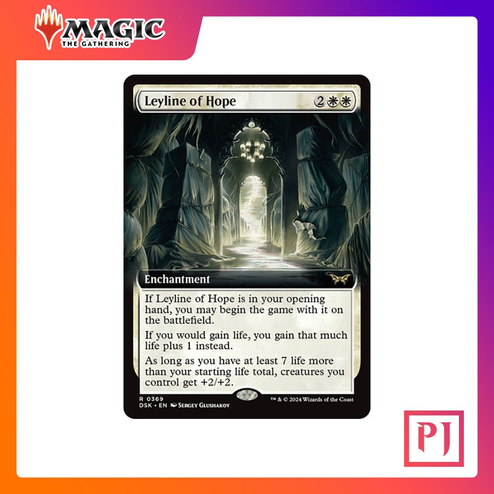 [MTG] Leyline of Hope (Extended Art) [DSK] [WHITE] [RARE] [NORMAL] [ENG] (การ์ดเมจิค / Magic the ...