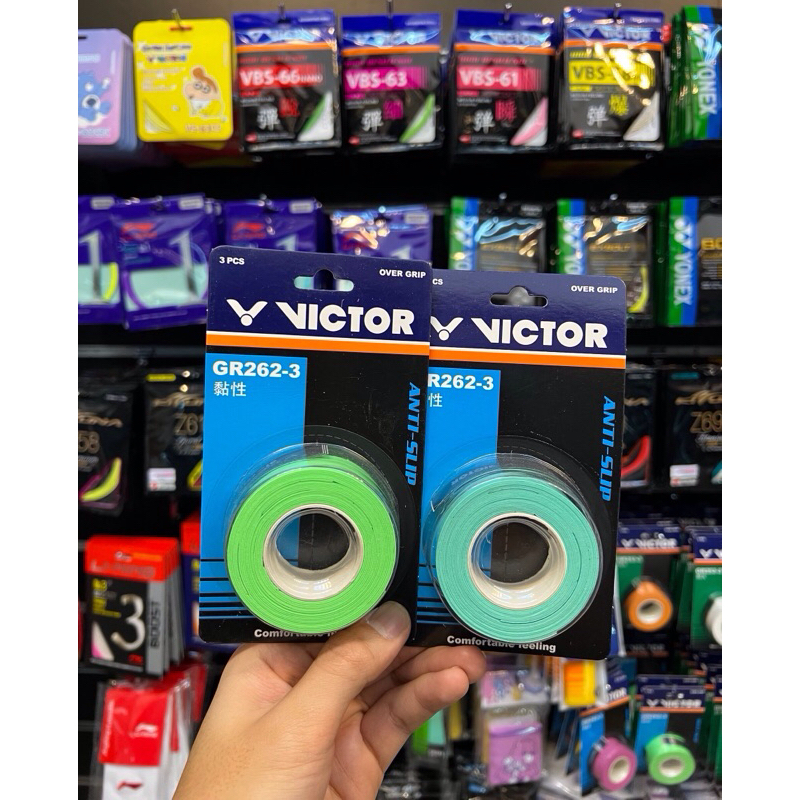 กริปพันด้ามไม้แบด ยี่ห้อ VICTOR รุ่น GR262-3 / GR253-3 | ที่พันด้ามไม้ ...