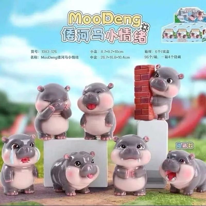 พร้อมส่ง !!! กล่องสุ่มหมูเด้ง โมเดลหมูเด้ง MooDeng | Shopee Thailand