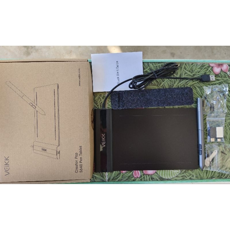 VEIKK S640 V2 เมาส์ปากกา 6*4 นิ้ว มือ2 เก่าเก็บ | Shopee Thailand