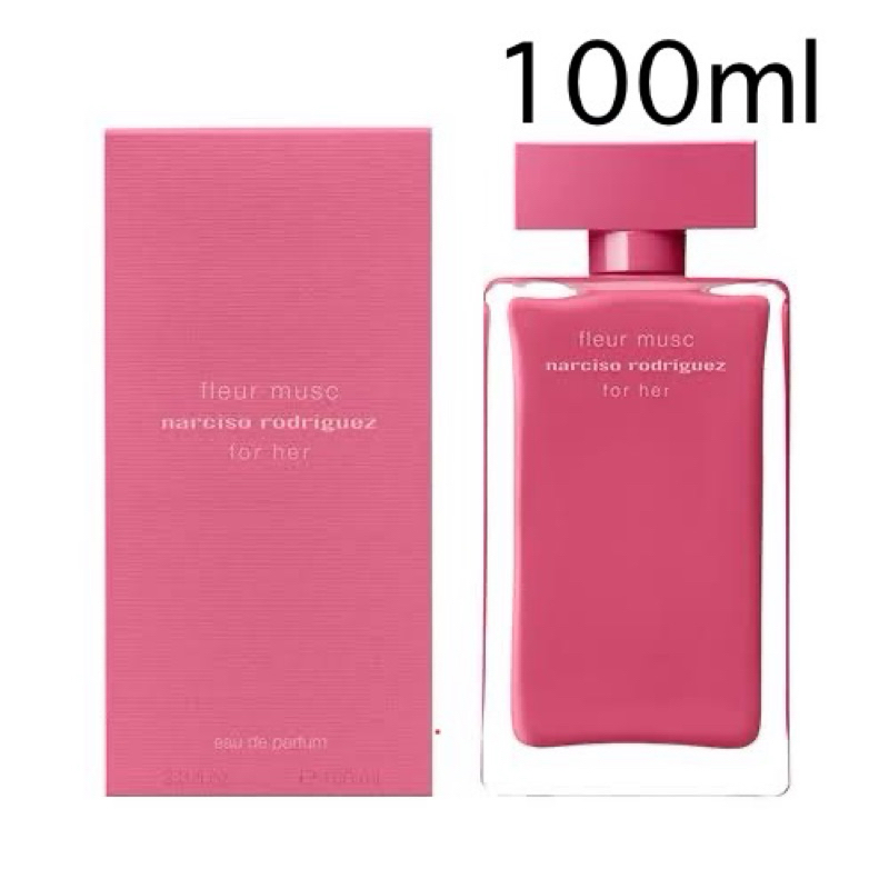 Narciso Rodriguez FLEURS MUSE For Her EDP 100ml รุ่นขวดสีชมพู | Shopee ...