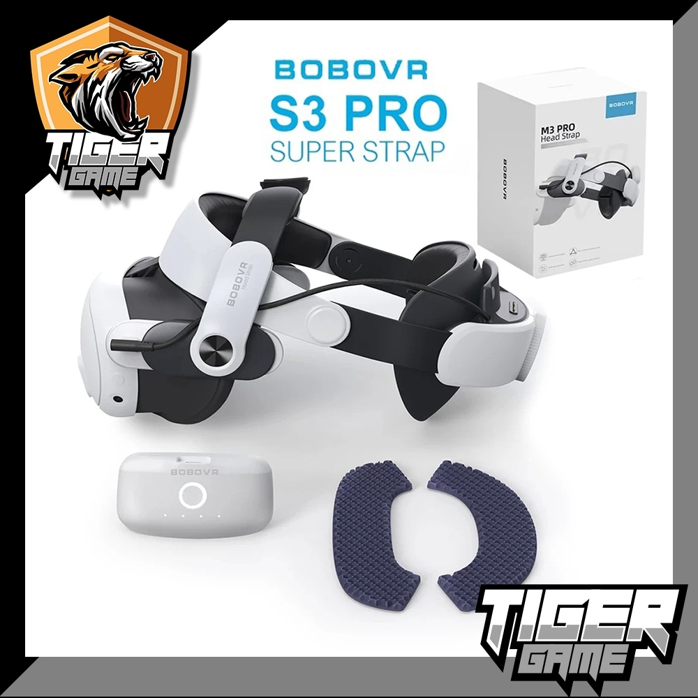 BOBOVR S3 Pro Head Strap สำหรับ Meta Quest 3 และ 3s (สายรัดหัว)(อุปกรณ์ ...