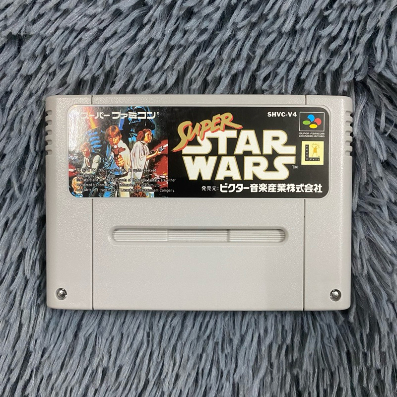 ตลับแท้เครื่อง Super Famicom เกมส์ Super Star Wars โซน Japan ตลับขาวสวย ...