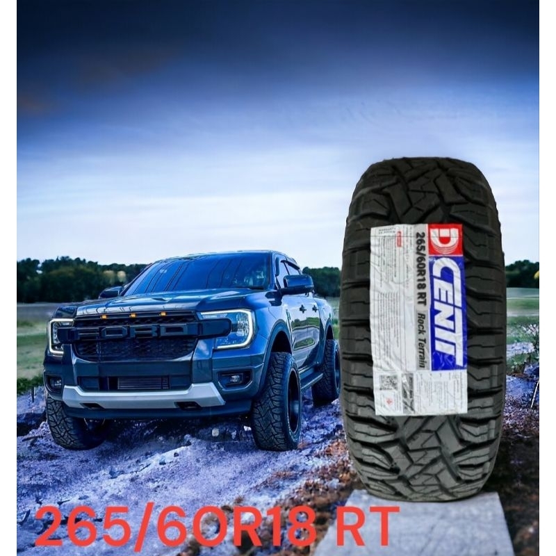 265/60R18 Dcenti RT Rock Terrain ผลิตไทยยางใหม่ปี2025 ยางรถยนต์ราคาถูก ...