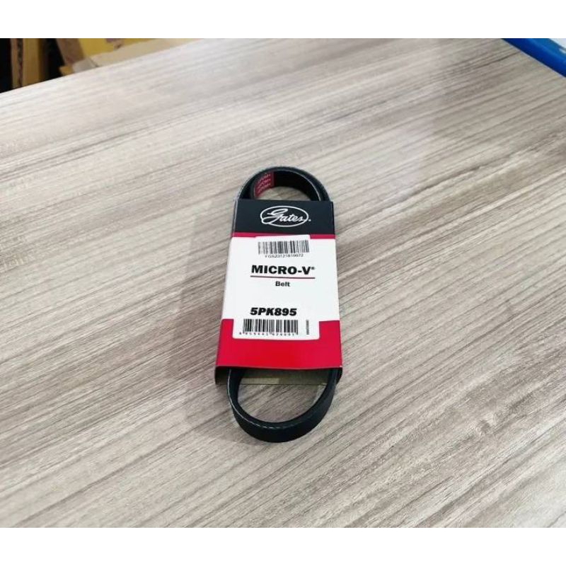 Gates สายพานหน้าเครื่อง 5PK895 สำหรับ SUZUKI Swift (K12B),Ertiga (K14B ...