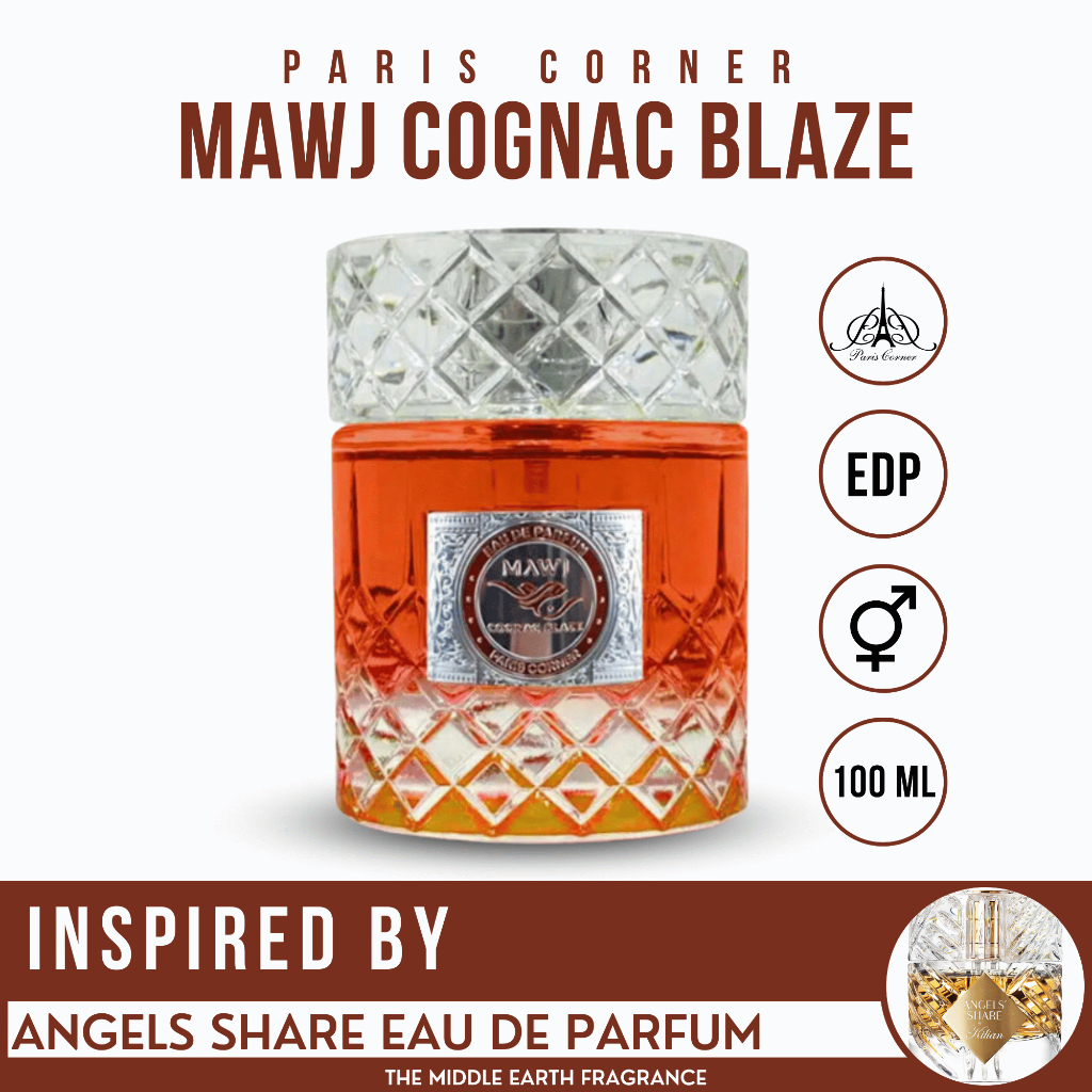 น้ำหอม Paris Corner Congac Blaze ขนาด 100 ml ติดทน หอมนาน ของแท้100% ...