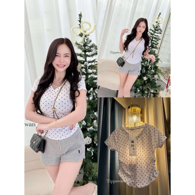 Phapassz - เสื้อคอยูๆตัวนี้ยั่วๆSexy มากแม่ แม๊ทกับอะไรได้ตลอดค่าา Tippawan | Shopee Thailand