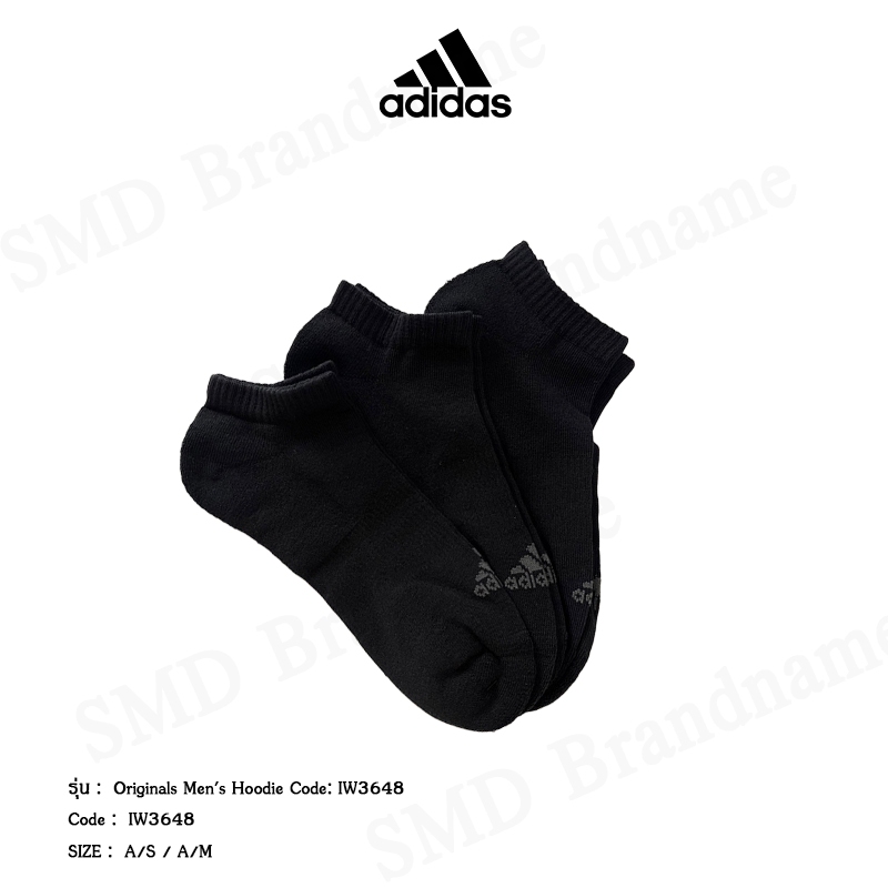 Adidas ถุงเท้า รุ่น Cushioned Low-Cut Socks 3 Pairs Code: IA3944 ...