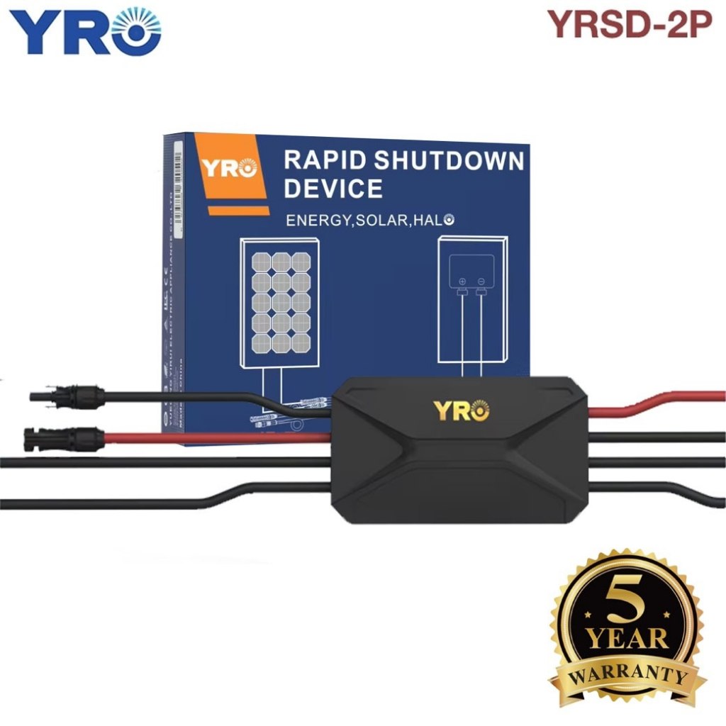 YRO YRSD-2P RAPID SHUTDOWN อุปกรณ์ปิดระบบอย่างรวดเร็ว อุปกรณ์ป้องกันไฟ ...