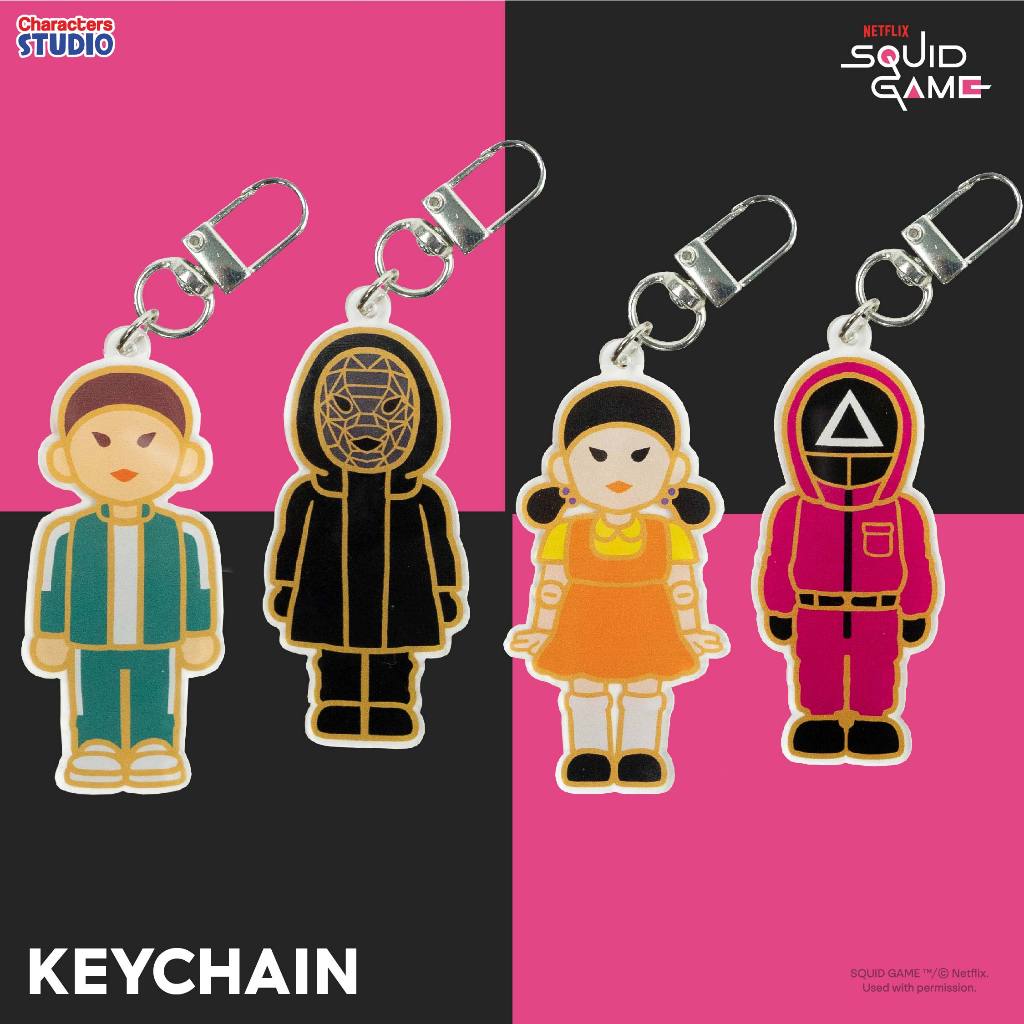 Squid Game Keychain - พวงกุญแจอะคริลิค สควิดเกม สินค้าลิขสิทธิ์ 100% | Shopee Thailand