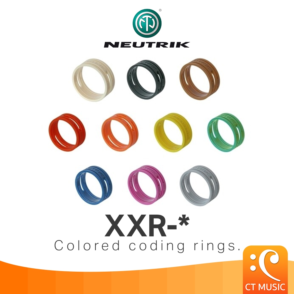 Neutrik XXR-0 XLR Colored Coding ring for XX Series แหวนสีสำหรับหัว XLR ...
