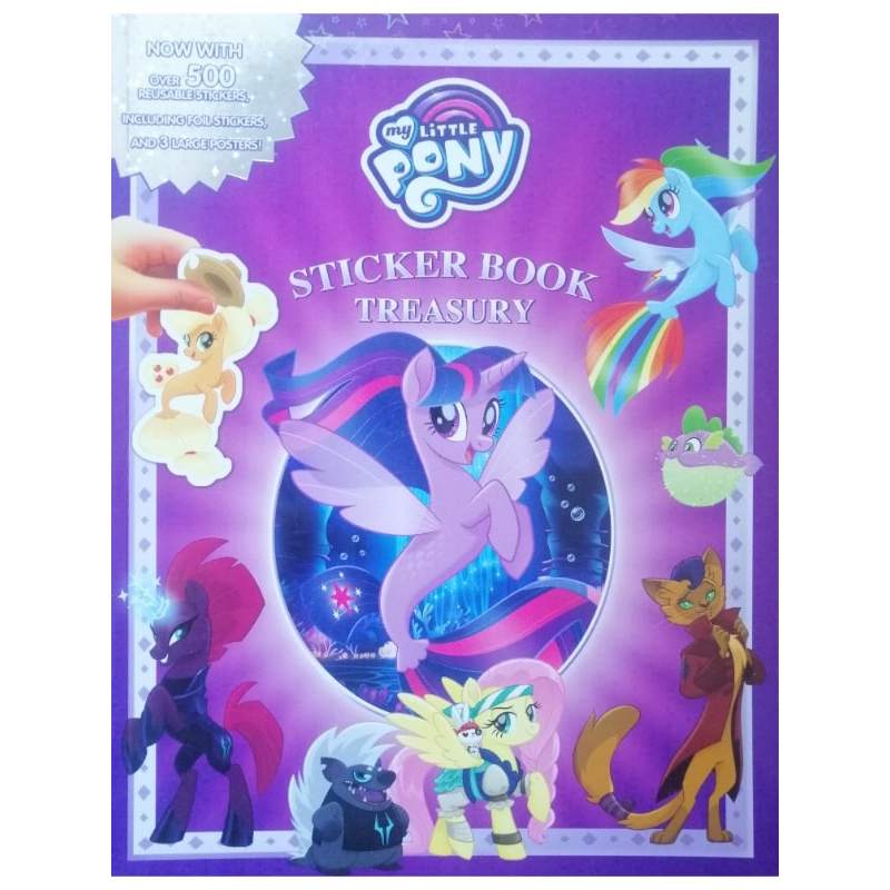 My Little Pony Sticker Book Treasury หนังสือเด็ก สติ๊กเกอร์ ภาษาอังกฤษ ...