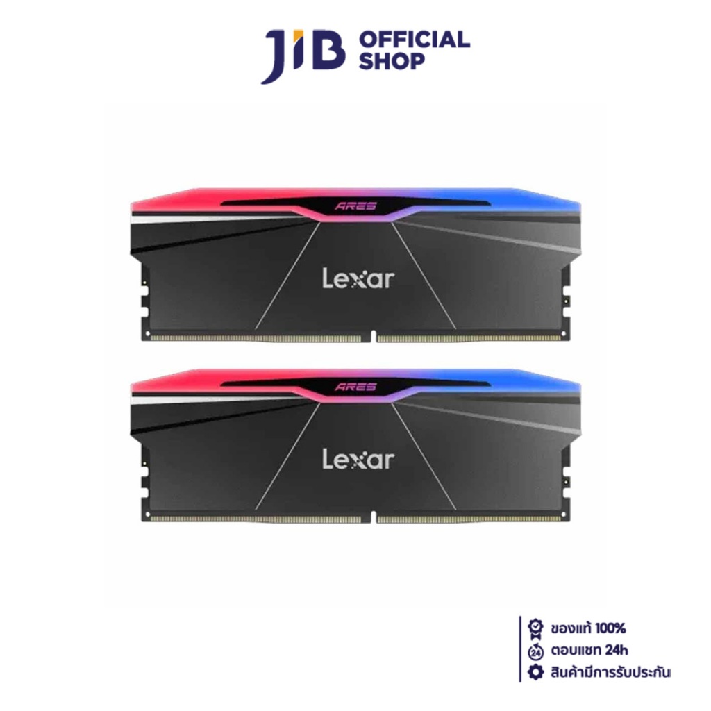 32GB (16GBx2) DDR5 8000MHz RAM (หน่วยความจำ) LEXAR ARES RGB 2ND GEN ...