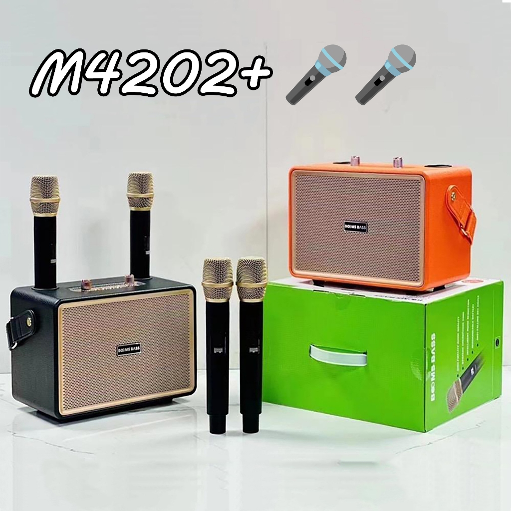 ลำโพงบลูทูธ รุ่นM4202 เสียงดี เบสหนัก คุณภาพเสียงยอดเยี่ยม แถมฟรีไมค์ ...
