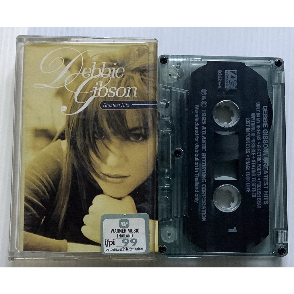 Cassette Tape เทปคาสเซ็ตเพลง Debbie Gibson อัลบั้ม Greatest Hits รวม ...