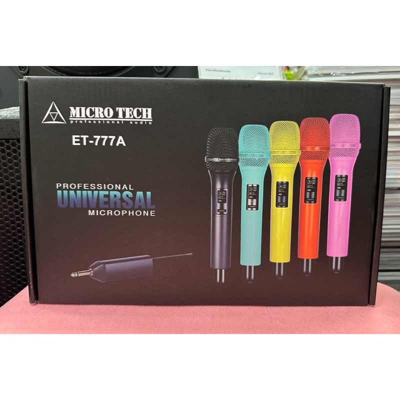 ไมค์ลอยMICRO TECHรุ่น ET-777A แบบคู่ | Shopee Thailand