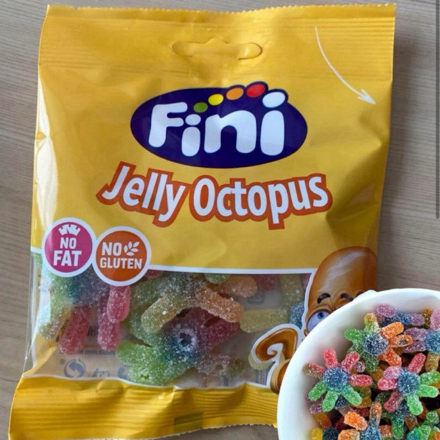 Fini Jelly Octopus เจลลี่ผลไม้รูปปลาหมึก ทาโกะ🐙 | Shopee Thailand