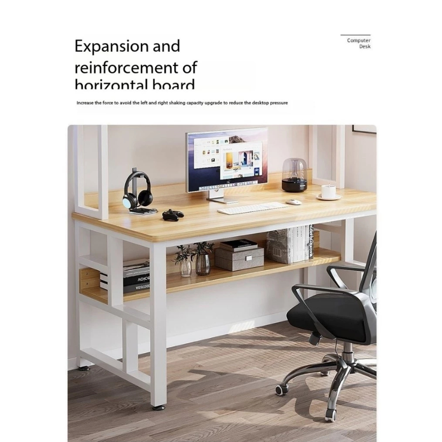 Computer Desk White Modern Simple Style Home Office ,Desk Rack For ...