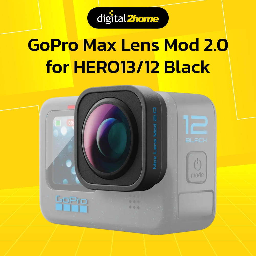 GoPro Max Lens Mod 2.0 for HERO13/12 Black เลนส์มุมกว้างพิเศษ ของแท้ ...