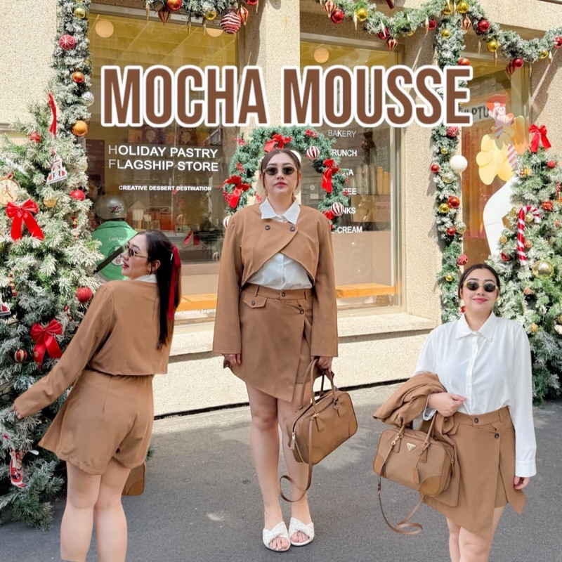 Lady M | Mocha mousse set plussize ชุดเซ็ท3ชิ้นสำหรับสาวอวบ ใส่เที่ยวเทศกาลดนตรี บินต่างประเทศ ...