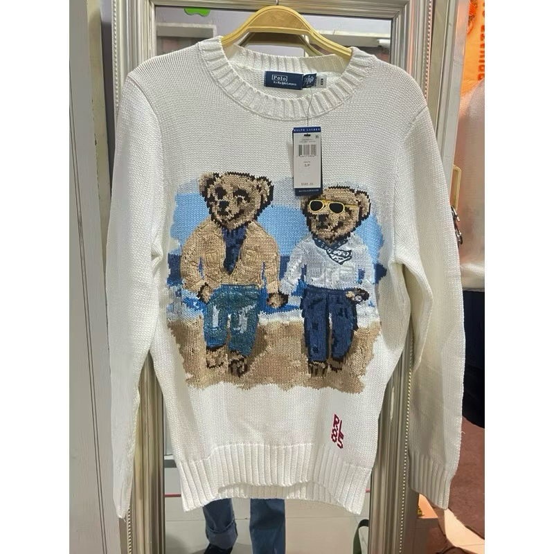 Polo Ralph Lauren The Ralph & Ricky Bear Sweater | Shopee Thailand