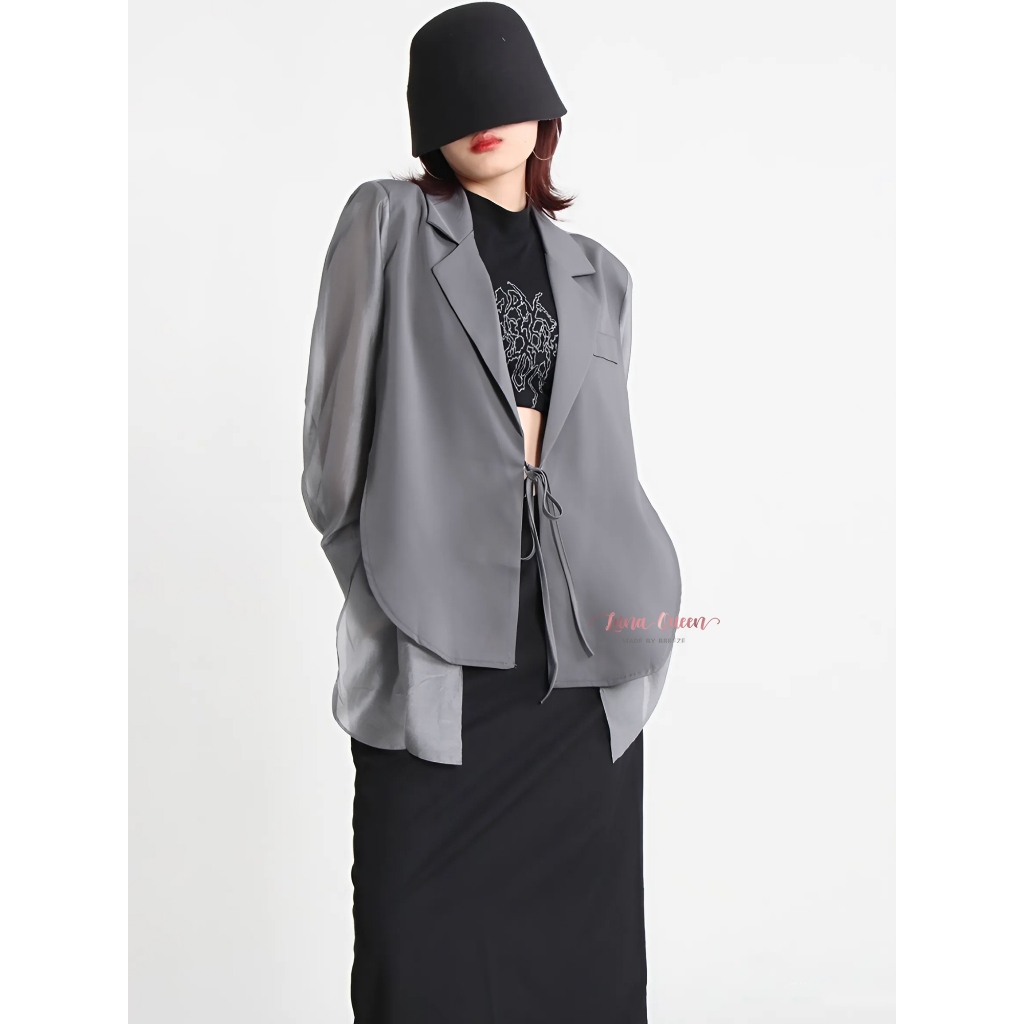 ลุคที่เรียบแต่สุดเก๋ เสื้อสไตล์สูท MINA SUIT | Shopee Thailand