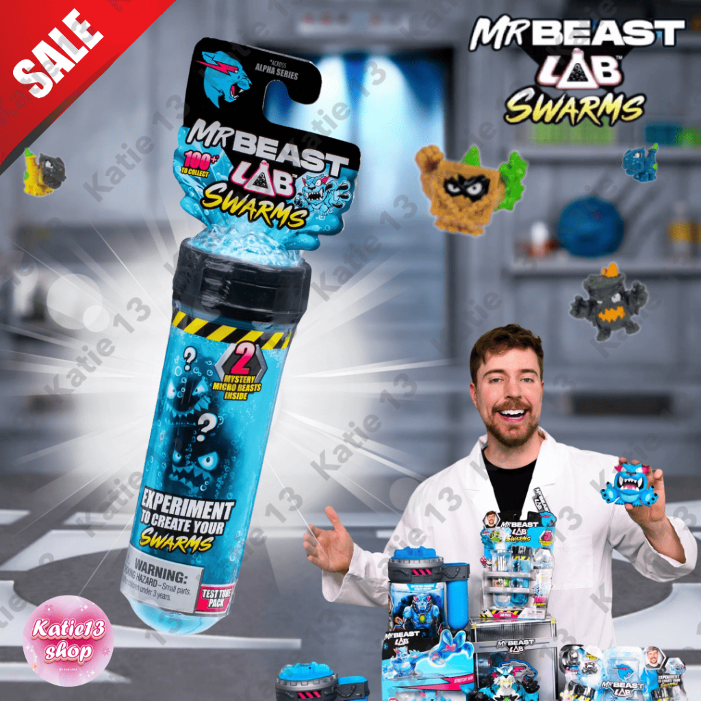 ใหม พร อมส ง Mrbeast Lab Swarm ของเล นม สเตอร บ สท ของเล น ของสะสม