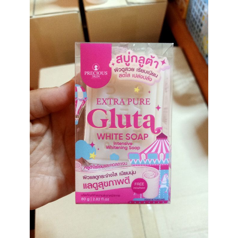 1 bar New Pack Extra pure gluta soap 80g | Shopee Thailand