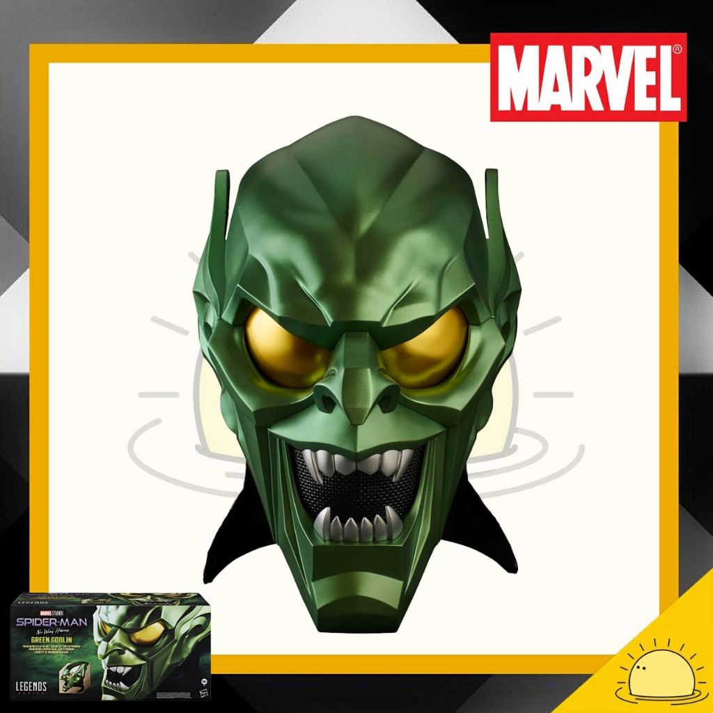 Marvel Legends Green Goblin Helmet and Pumpkin Prop Replica 1:1 ...