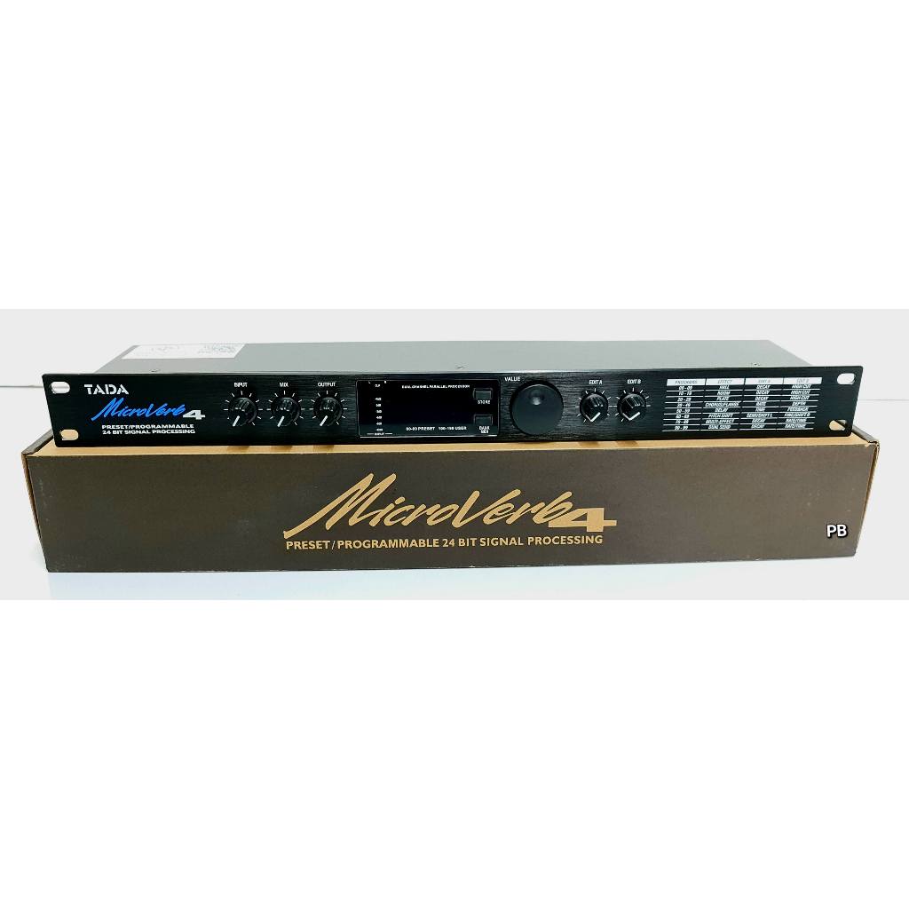 TADA MICROVERB4 ดิจิตอลเอฟเฟค เครื่องปรับเอฟเฟคเสียงร้อง เสียงดนตรี ...