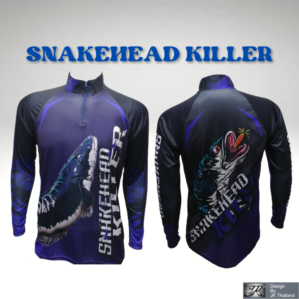 SNAKEHEAD KILLER เสื้อตกปลา,มอไซร้,จักรยานJK Thailand กันยูวี ป้องกัน ...