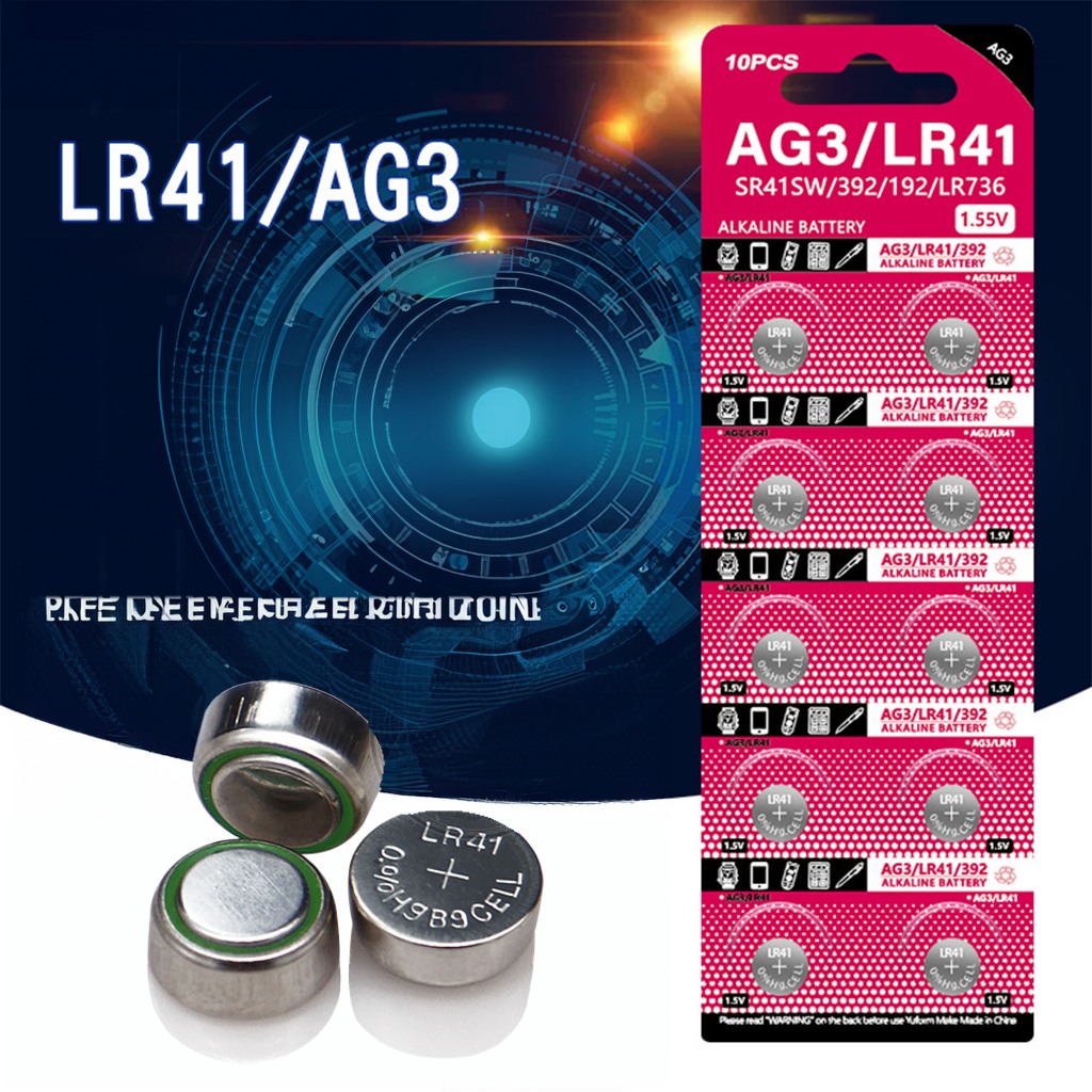 ถ่านกระดุม AG3 LR41 392 SR41 192 LR736 Lithium Battery ราคาถูก | Shopee Thailand