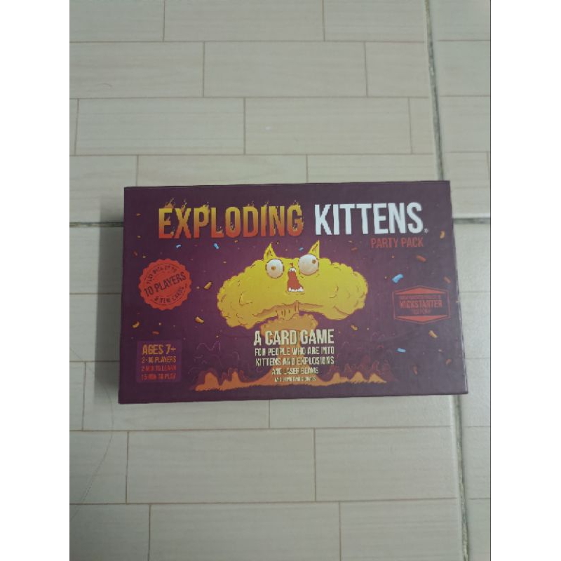 [สินค้ามือสอง] exploding kittens party pack EN ของแท้ | Shopee Thailand