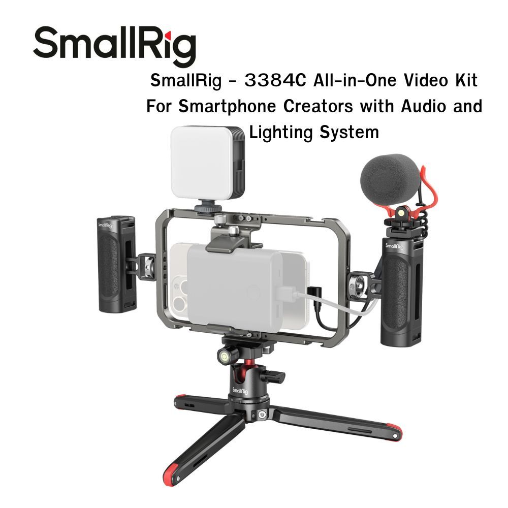 SmallRig - 3384C All-in-One Video Kit For Smartphone Creators with ...
